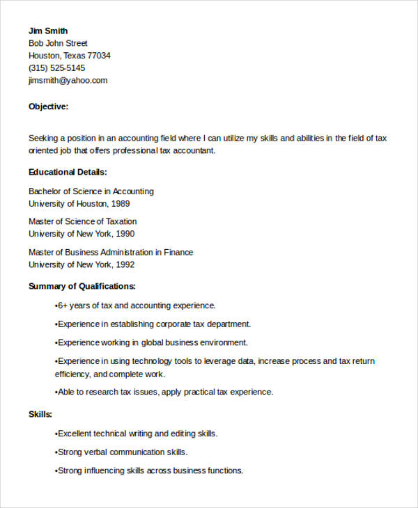 30+ Accountant Resume Templates in PDF