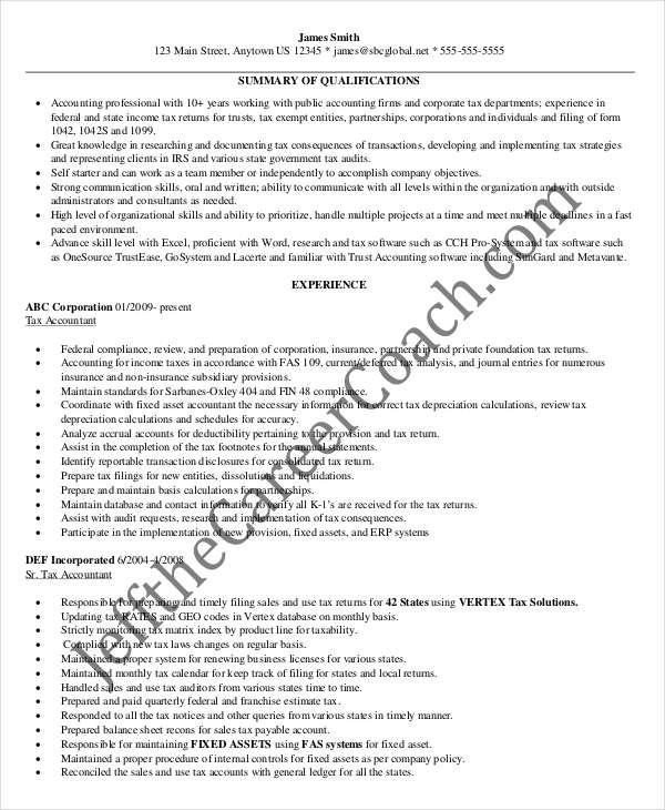 30+ Accountant Resume Templates in PDF