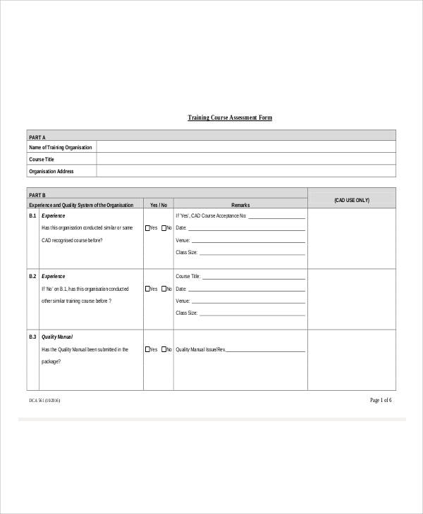 32+ Assessment Forms in PDF