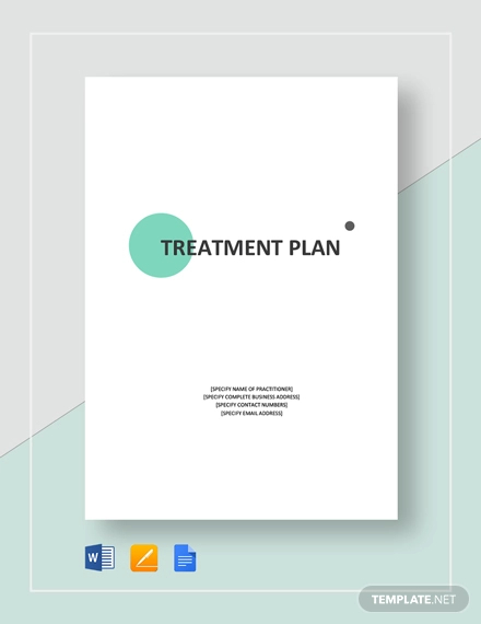 35+ Treatment Plan Templates