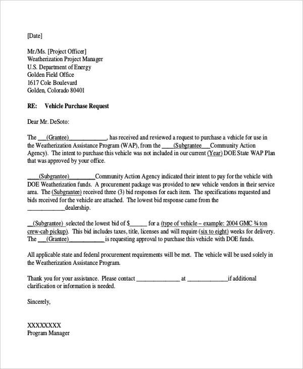 33+ Request Letter Template