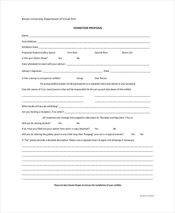 Art Proposal Template - 12+ Free Word, PDF Format Download