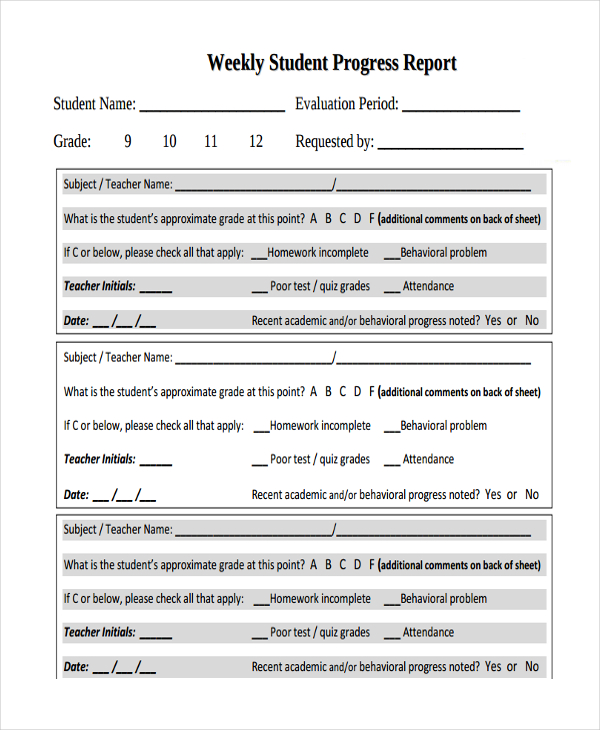 45+ Sample Weekly Report Templates - Word, PDF | Free & Premium Templates