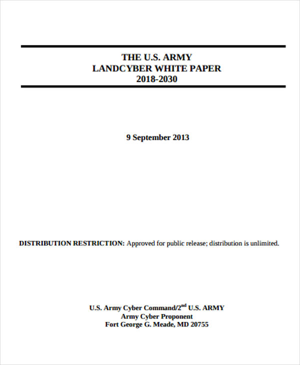38 White Paper Examples In MS Word Google Docs Apple Pages PDF