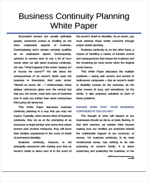 38+ White Paper Examples in MS Word | Google Docs | Apple Pages | PDF