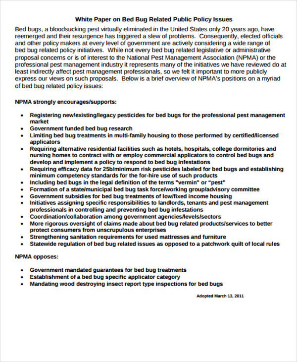 43+ Free White Paper Templates