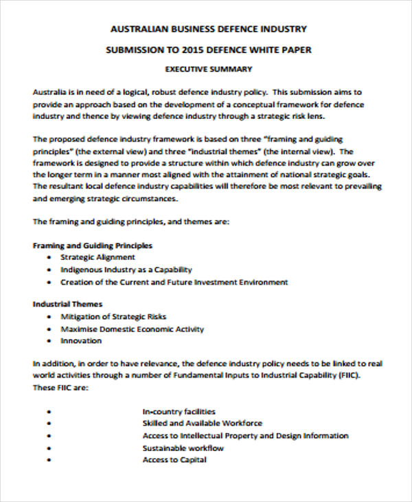 43+ Free White Paper Templates