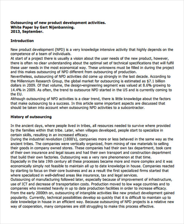 38+ White Paper Examples in MS Word | Google Docs | Apple Pages | PDF