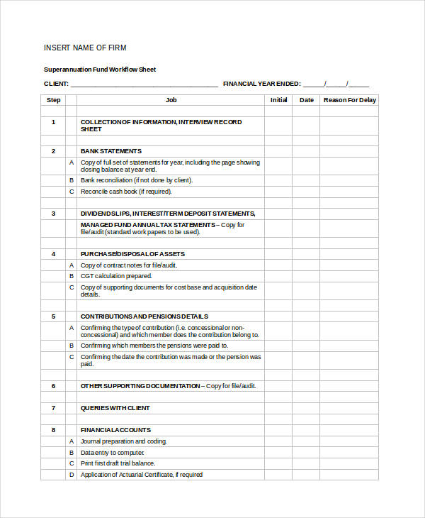 Flow Sheet Templates - 8+ Free Word, PDF Format Download