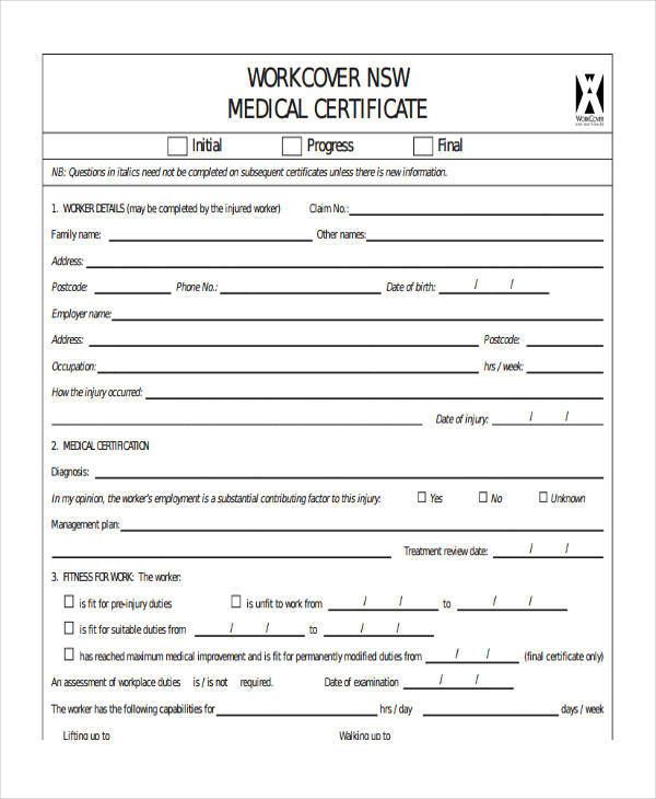 Free 48+ Medical Certificate, Templates, PDF, Word