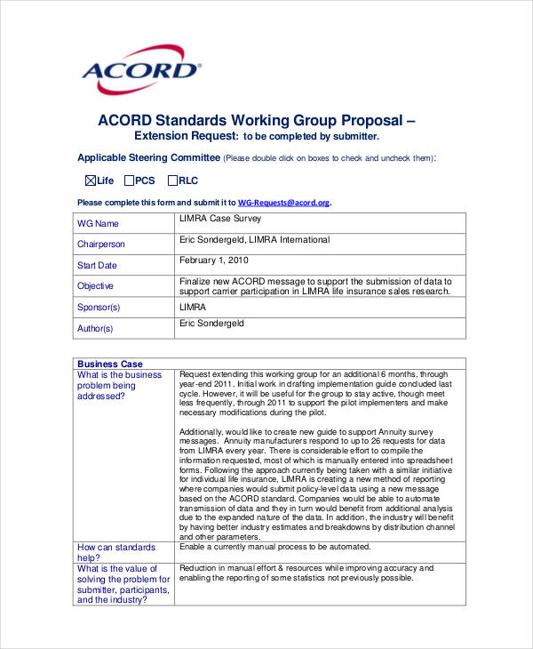 11 Group Proposal Templates Free Sample Example Format Download