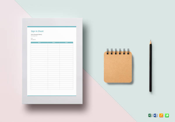 13+ Attendance Sign-In Sheet Templates - Free Sample, Example Format ...