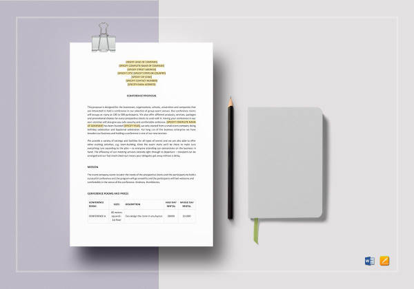 Conference Proposal Templates - 9+ Free Word, PDF Format Download