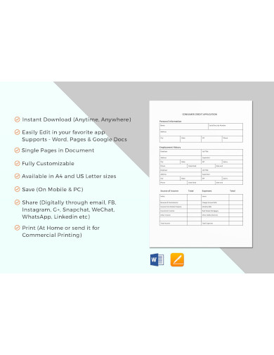 38 + Application Templates in Word | Google Docs | Apple Pages | PDF