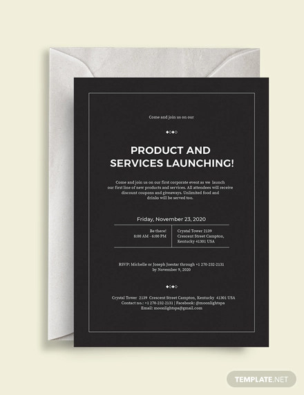 24+ Corporate Invitation Cards - PSD, AI, Vector EPS, Word