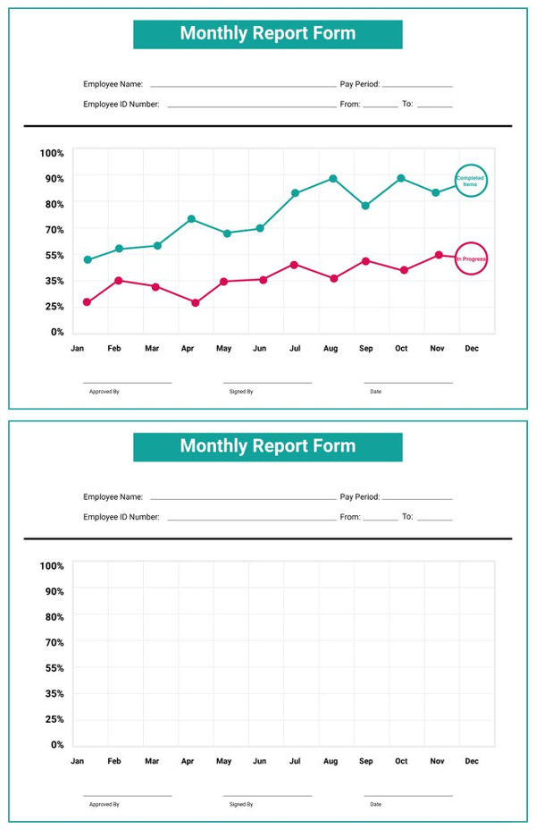 64 Monthly Report Samples Word Docs