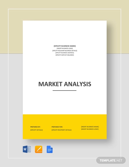 26+ Market Analysis Templates in MS Word | Excel | PDF | Apple Pages