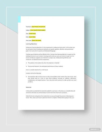 70+ Lesson Plan Templates in PDF