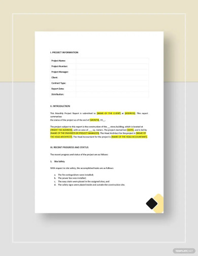 52+ Project Report Formats - Word, PDF, Docs