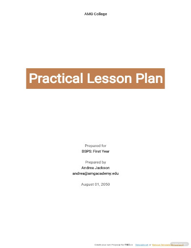 70+ Lesson Plan Templates in PDF