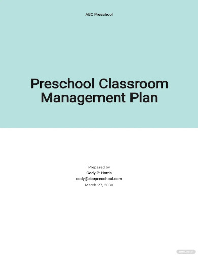 18+ Classroom Management Plan Templates - Free PDF, Word Format Download