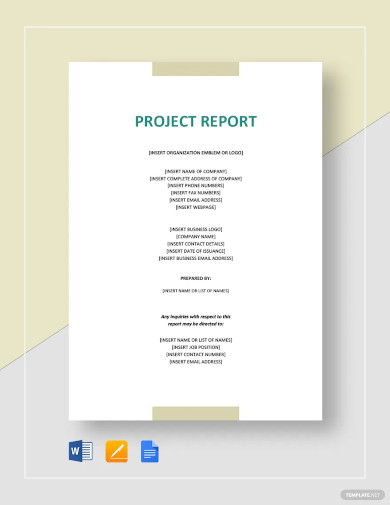 52+ Project Report Formats - Word, PDF, Docs | Free & Premium Templates