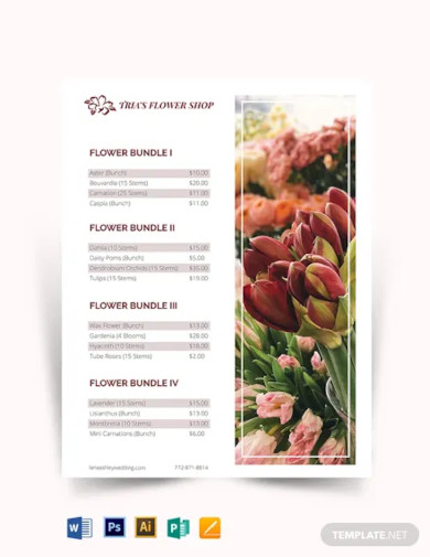 40+ Price List Examples