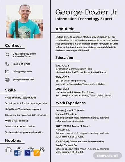35+ IT Resume Templates in Word