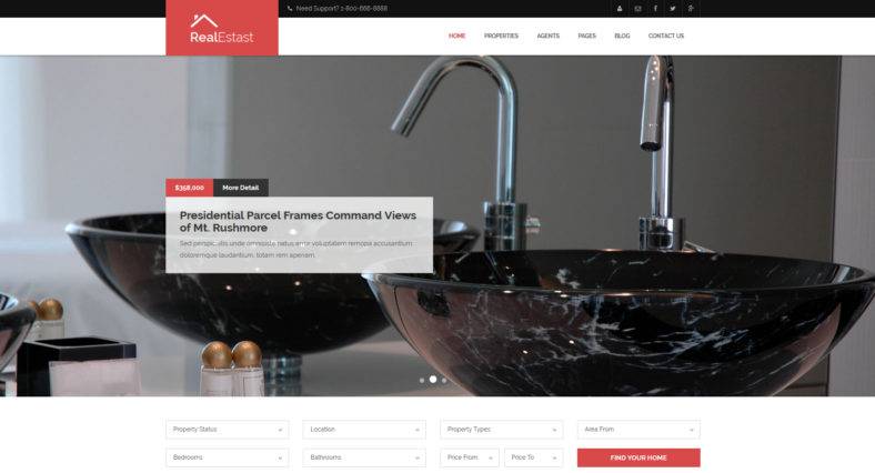 30+ FREE Best HTML Real Estate Website Templates