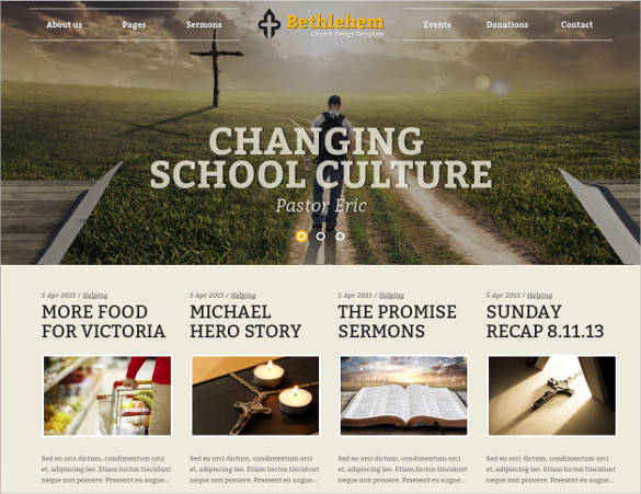 22+ Free Church Website Themes And Templates