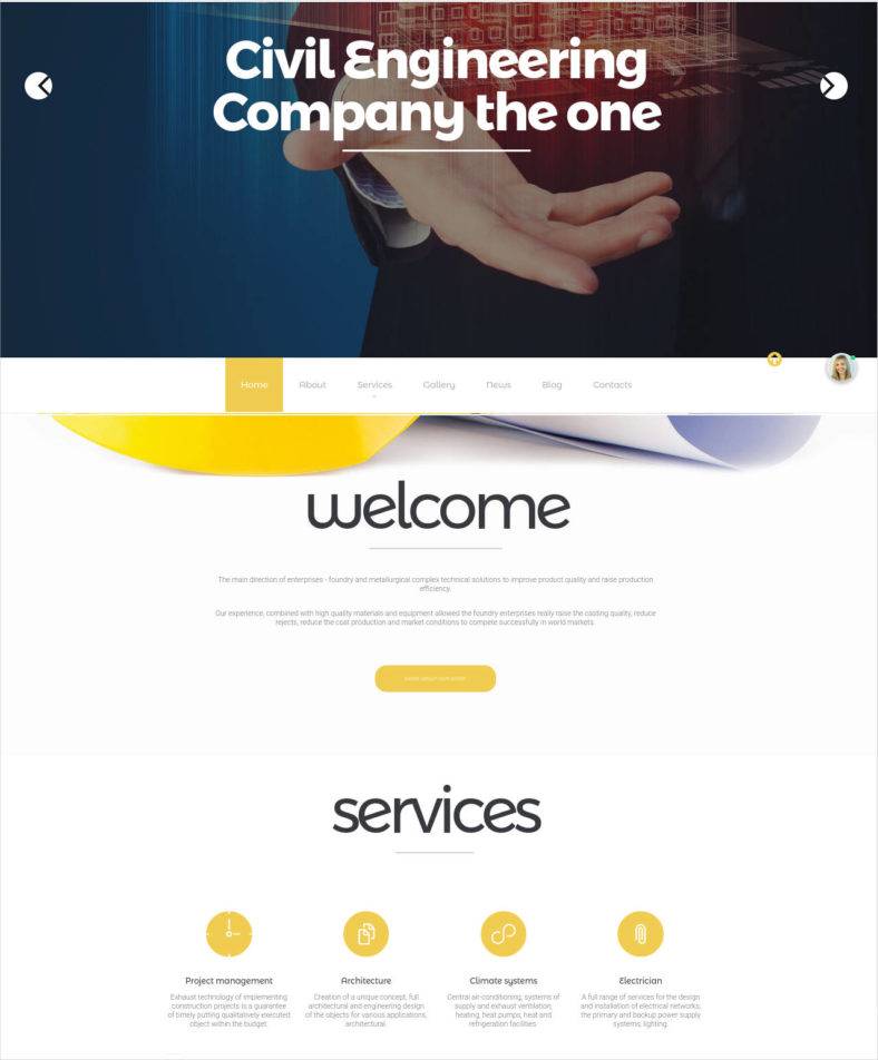 42+ Engineering Website Themes & Templates