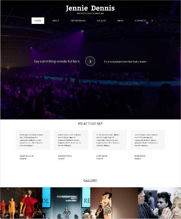 24+ Fashion Designers Website Themes & Templates