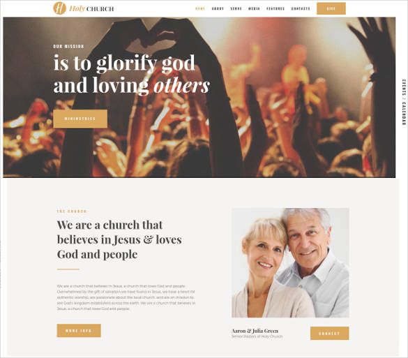 22+ Free Church Website Themes And Templates