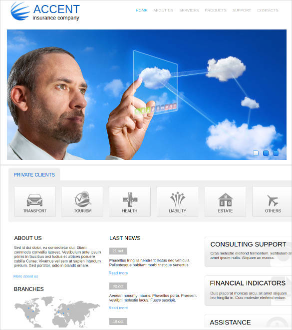 26+ Insurance Website Themes & Templates
