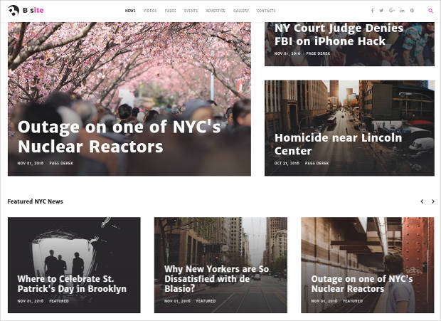 24+ Best Premium News Website Templates | Free & Premium Templates