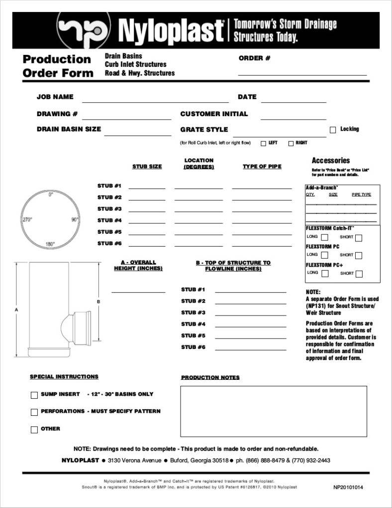  10 Free Job Order Templates Word PDF Excel Format Download