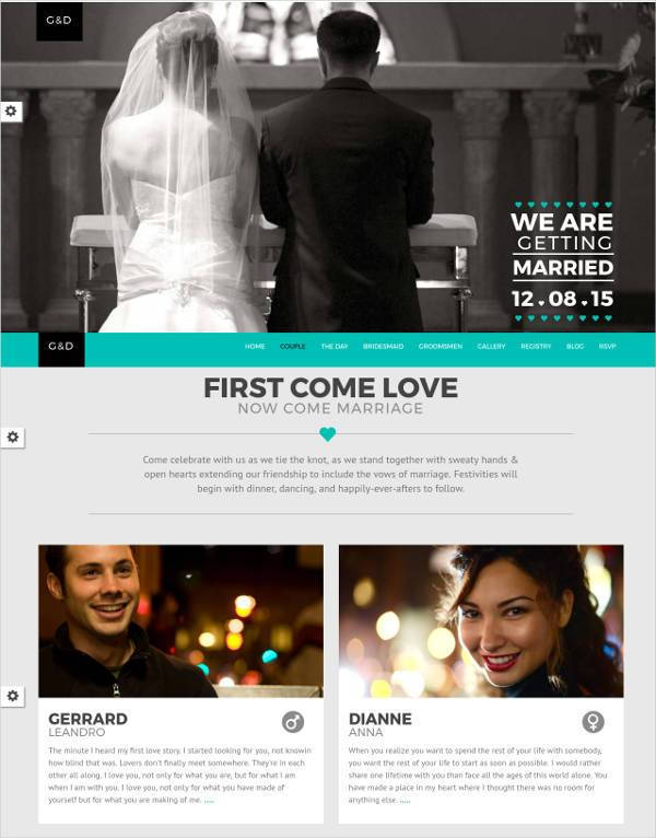 32+ Wedding Website Themes & Templates