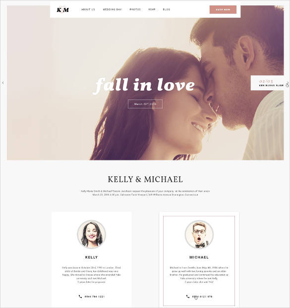 32+ Wedding Website Themes & Templates