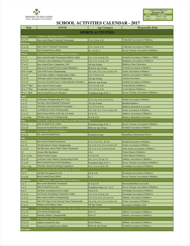 25+ Event Calendar Templates Free Samples, Examples Formats Download