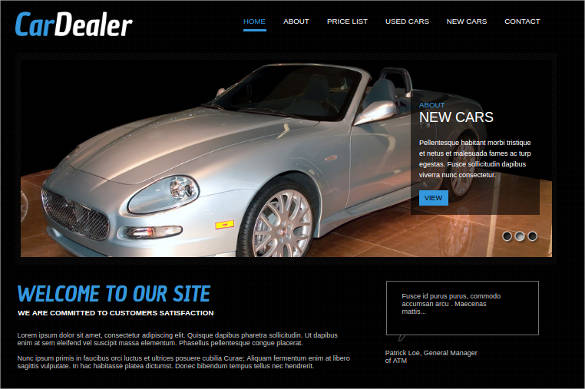 28+ Car Dealer Website Themes & Templates