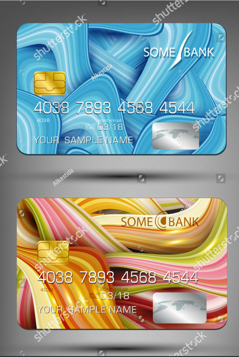 Credit Card Design Template