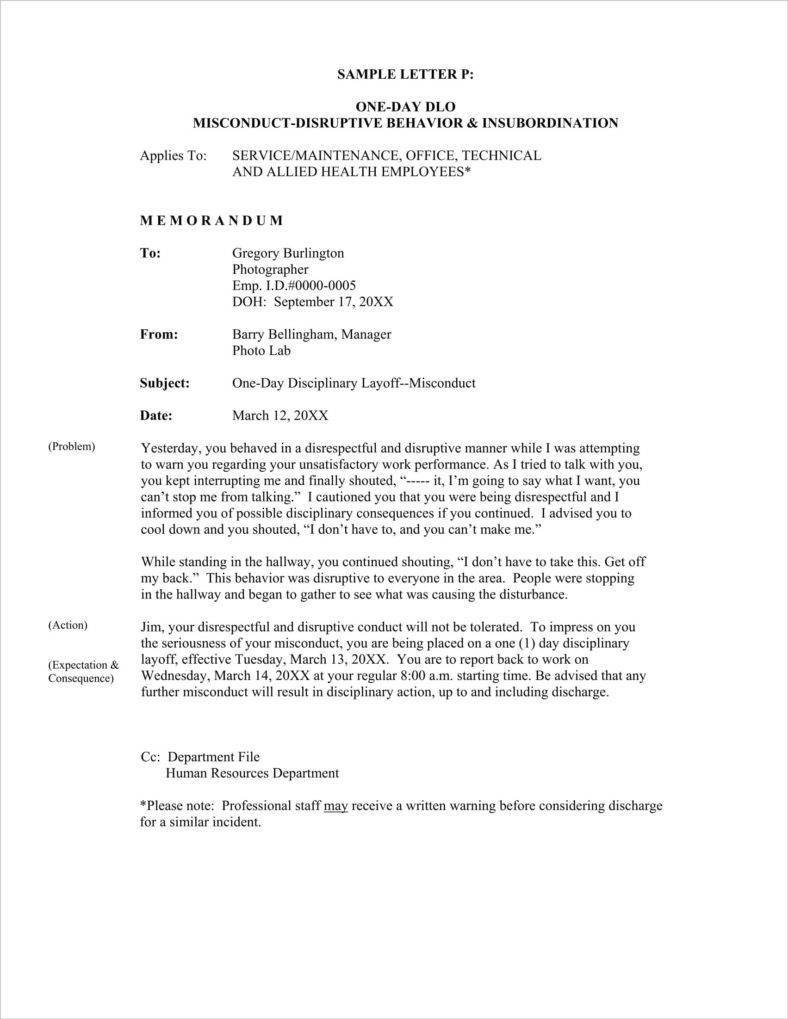 17+ First and Second Warning Letter Templates - Free PDF, Word, Excel ...