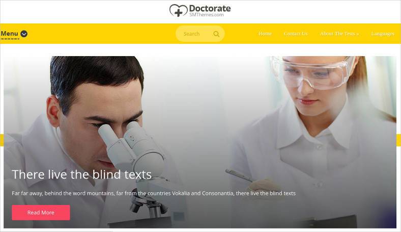 18+ Laboratory Website Templates & Themes | Free & Premium