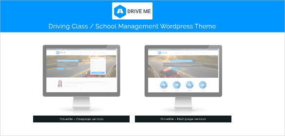 12+ Best Driving School Website Templates