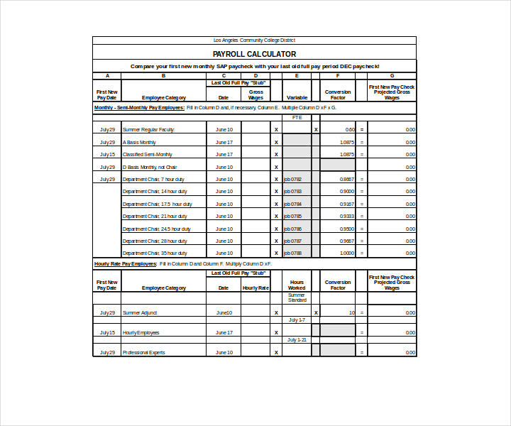 10+ Types of Check Stub Templates