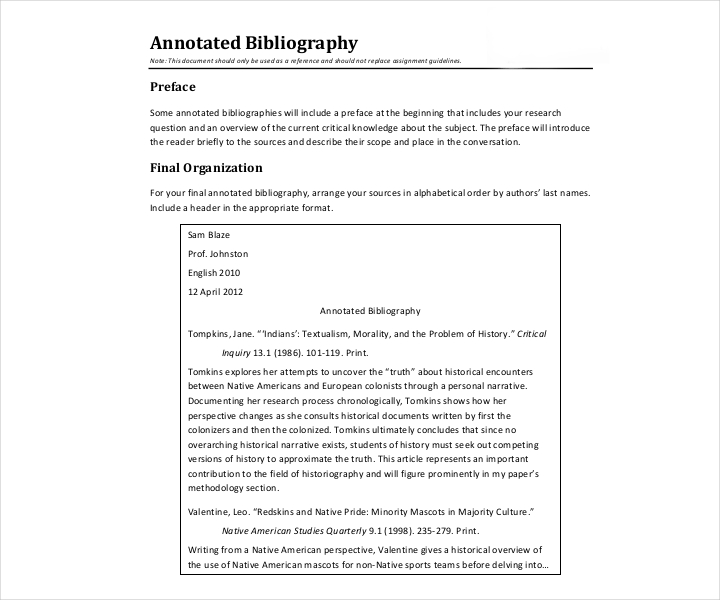 26+ Free Bibliography Templates - Free PDF, Doc Format Downloads | Free ...
