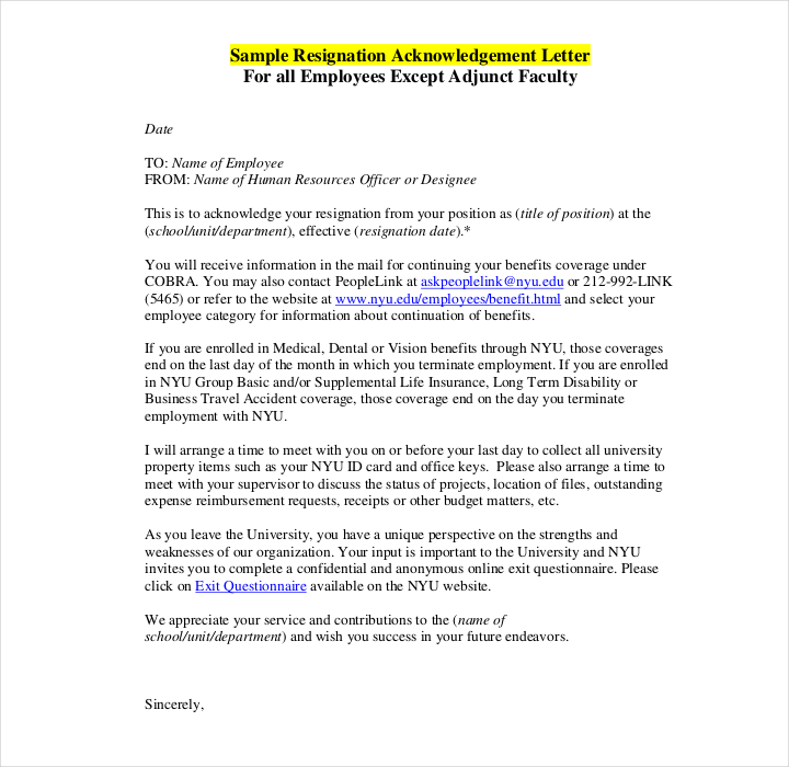 26+ Resign Letter Format Templates - Free PDF, DOC Format Download