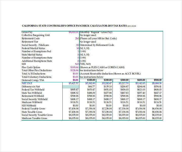 10+ Types of Check Stub Templates