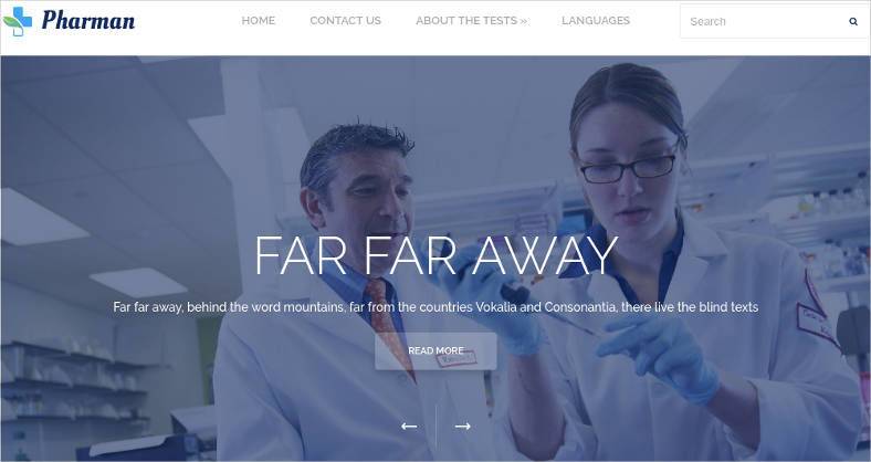 18+ Laboratory Website Templates & Themes | Free & Premium