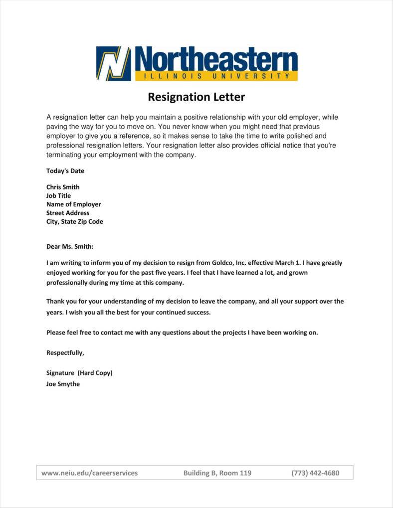 36+ Simple Resign Letter Templates - Word, PDF, Excel Format Download